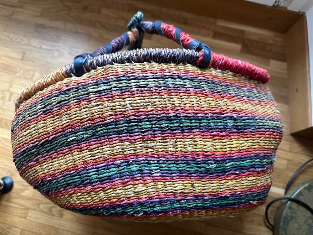 Afrikanischer Korb, Bolga-Korb, ovale Körbe, Ghana-Korb | Kaufen auf ...