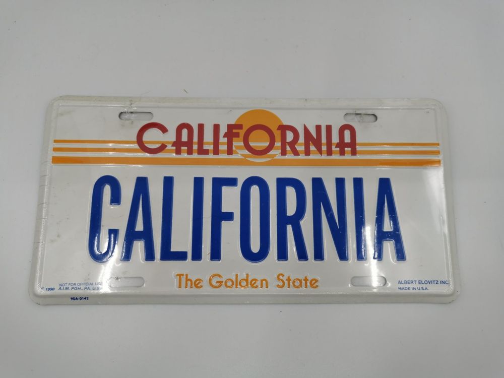 Plaque California The Golden State (Gebraucht) in Lutry für CHF 7 – mit ...