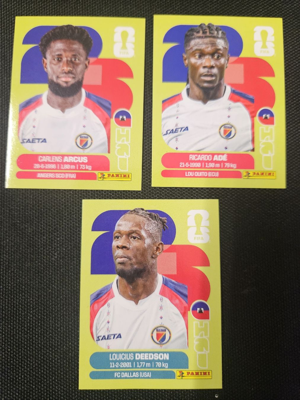 3x FIFA World Cup 2026 Sticker Haiti (Neu (gemäss Beschreibung)) in ...