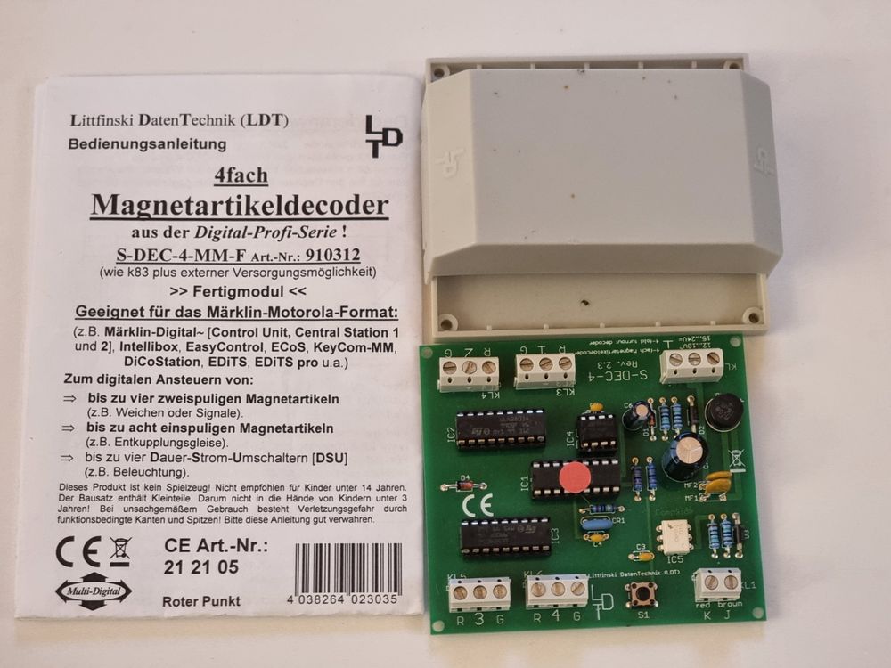 Magnetartikeldecoder 4-fach >LDT 910312 > NEU (Neu (gemäss Beschreibung)) in St. Silvester für ...