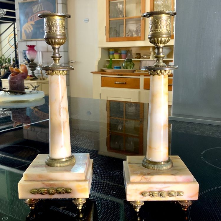 JUGENDSTIL 2 KERZENLEUCHTER UM 1900 | Kaufen auf Ricardo