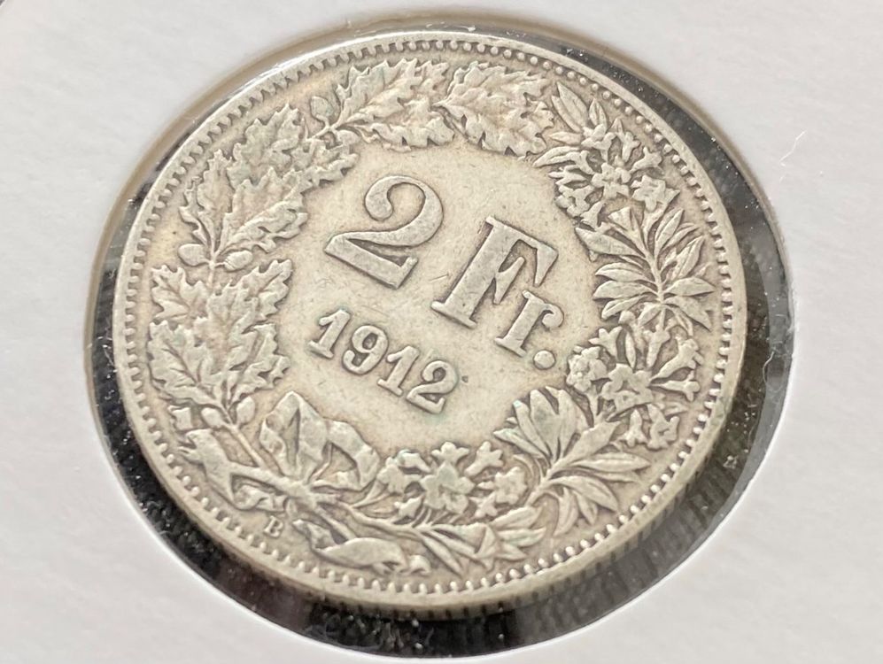 Schweiz 2.- Silber-Franken 1912 (Gebraucht) in Speicher für CHF 10 – nur Abholung auf Ricardo kaufen