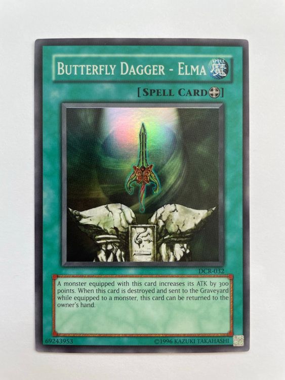 Yugioh Butterfly Dagger - Elma Super Rare Oldschool DCR-032 (Gebraucht ...