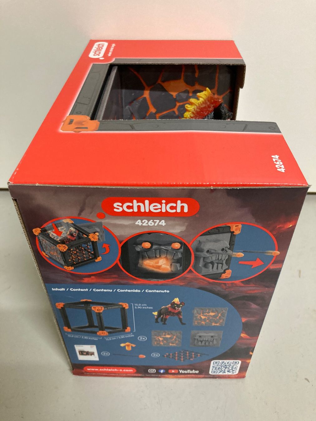 Schleich 42674 BattleCave Lavahyäne - Neu & OVP (Neu und ...