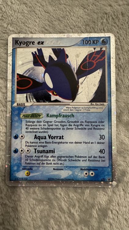 Kyogre ex - 037 Promo 🇩🇪 (Gebraucht) in Dietlikon für CHF 29 – mit Lieferung auf Ricardo kaufen