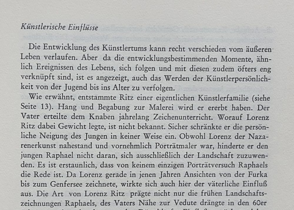 Der Walliser Maler Raphael Ritz (1829-1894) aus Brig/Sion (Gebraucht ...