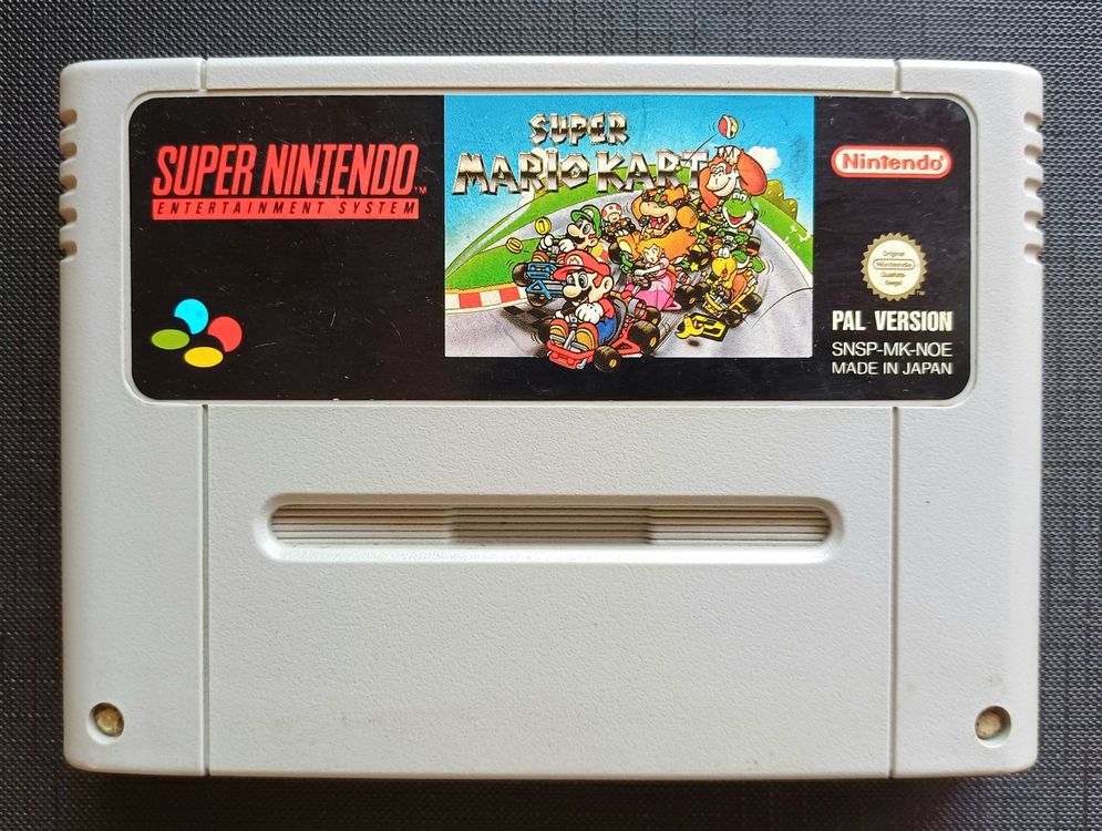 Klassiker SNES Super Mario Kart 1992 Made in Japan (Gebraucht) in ...