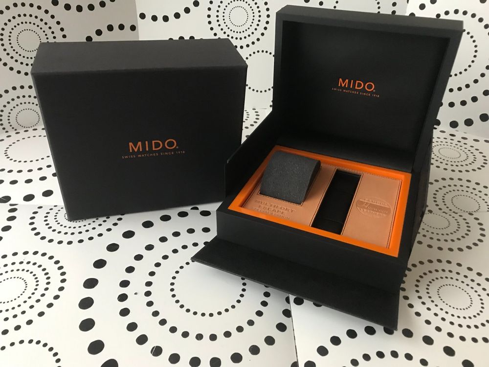 MIDO MULTIFORT - BIG BOX ECRIN WATCH CASE SCHACHTEL TOP !!! (Neuf (Voir ...