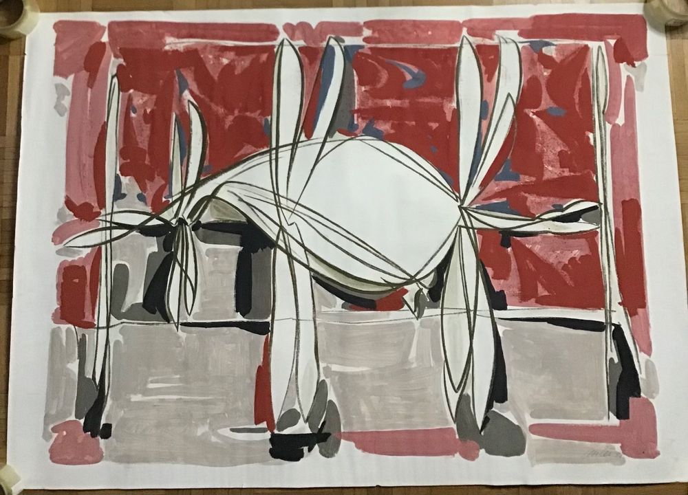 Grosse Mischtecknik Unleserlich Signiert (Gebraucht) in Root für CHF 55 – mit Lieferung auf ...