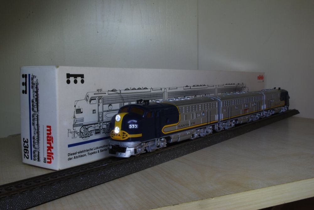 Märklin 3362 GM EMD F7 3- teilig Santa Fe ESU MFX 5* HLA LED | Kaufen ...