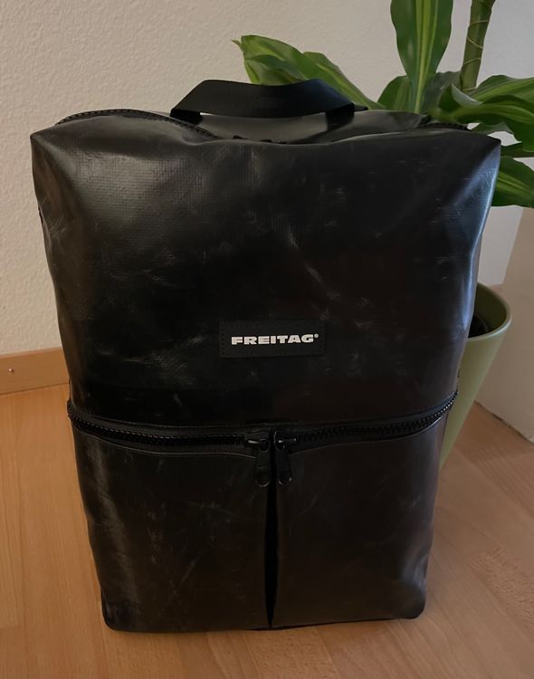 NEW FULL BLACK Freitag Fringe F49 Backpack NEW FULL BLACK!! (Neu und ...