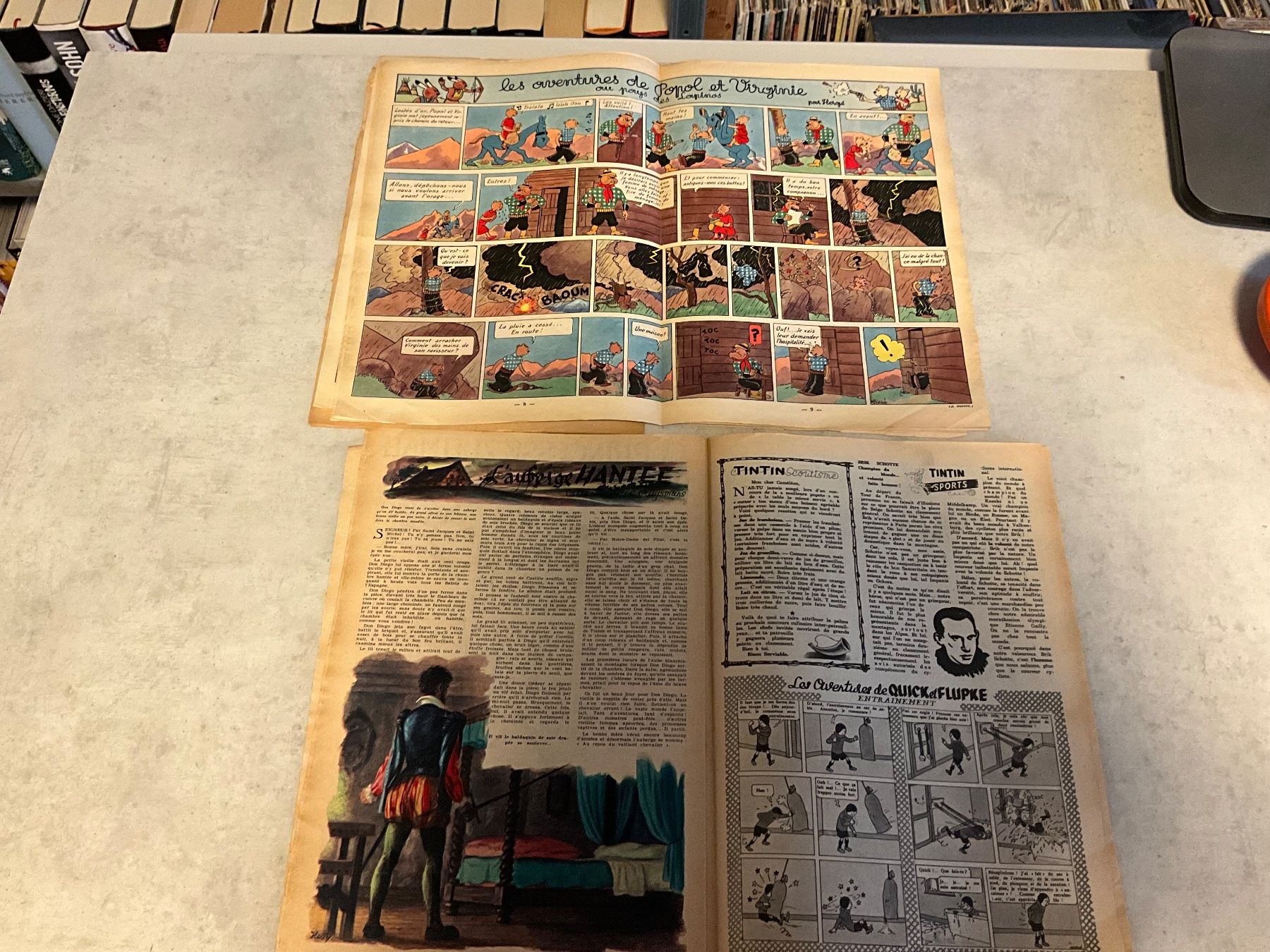 4 x Tintin (Journal de) 1948/1949 (D'occasion) à Agriswil pour CHF 17 ...