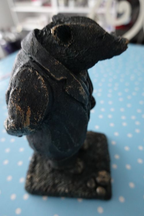 Beatrix Potter Figunr Dachs mit Brille Buchstütze NEU (Neu (gemäss ...