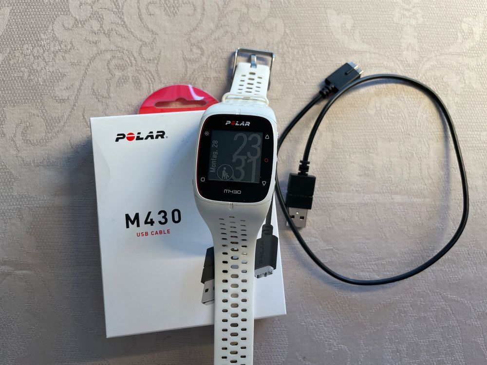 Polar M430 GPS Laufuhr weiss, Top Zustand (Gebraucht) in Basel für CHF 45 – mit Lieferung auf ...