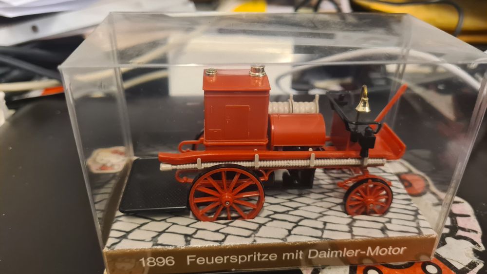 Modellauto 1896 Feuerwehrsspritze mit Daimler Motor rar | Kaufen auf Ricardo