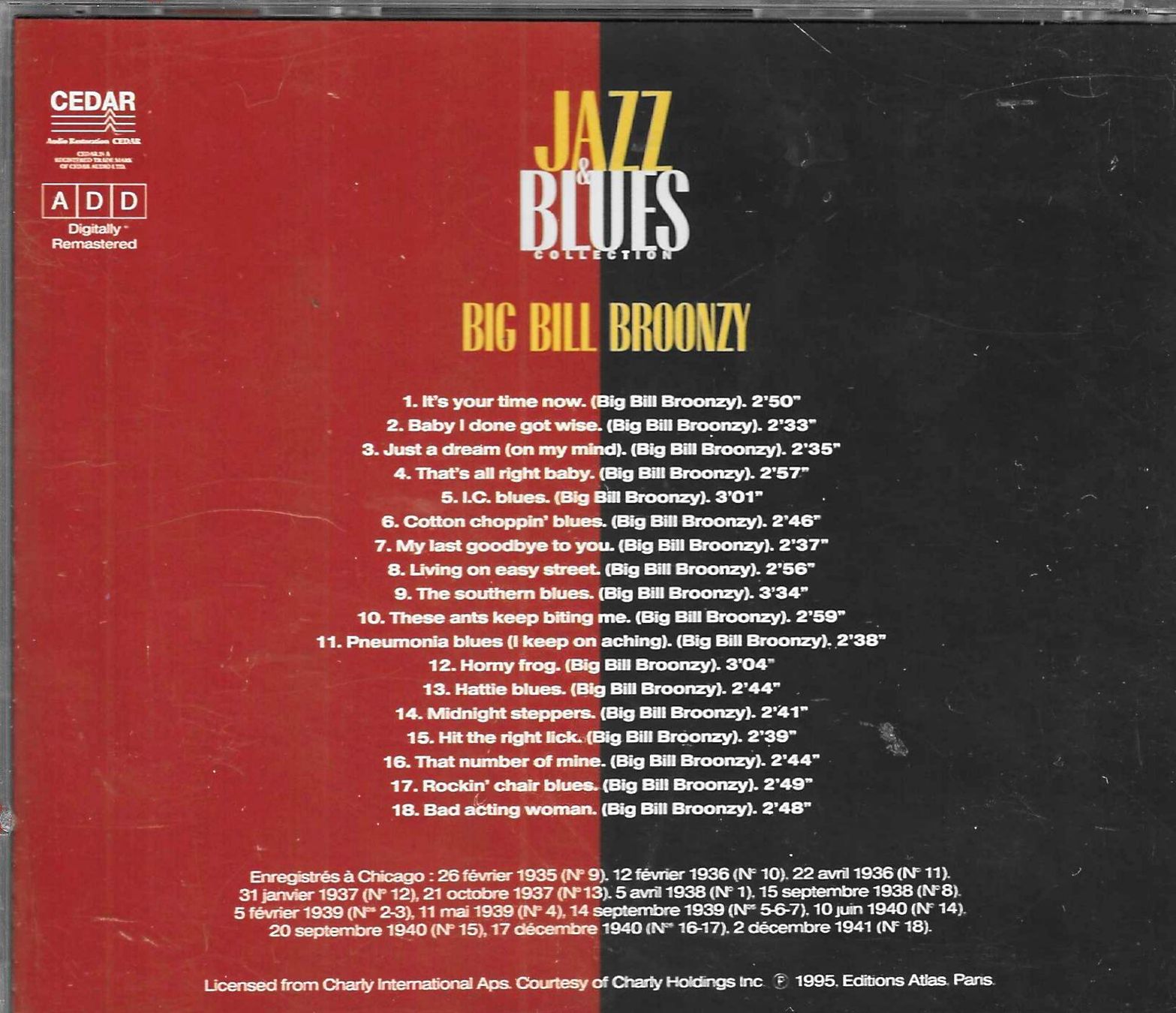 Big Bill Broonzy - 18 Songs (Gebraucht) in Savagnier für CHF 2 – mit ...