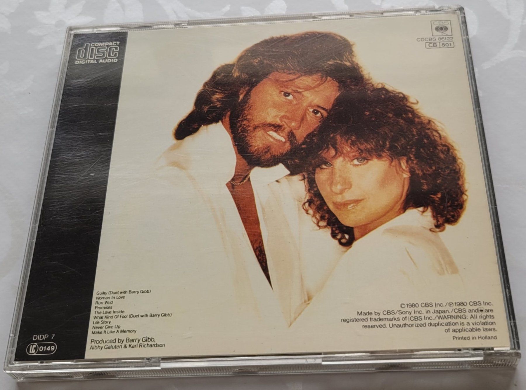 Barbra Streisand - Guilty - CD (Gebraucht) in Zürich für CHF 6 – mit ...