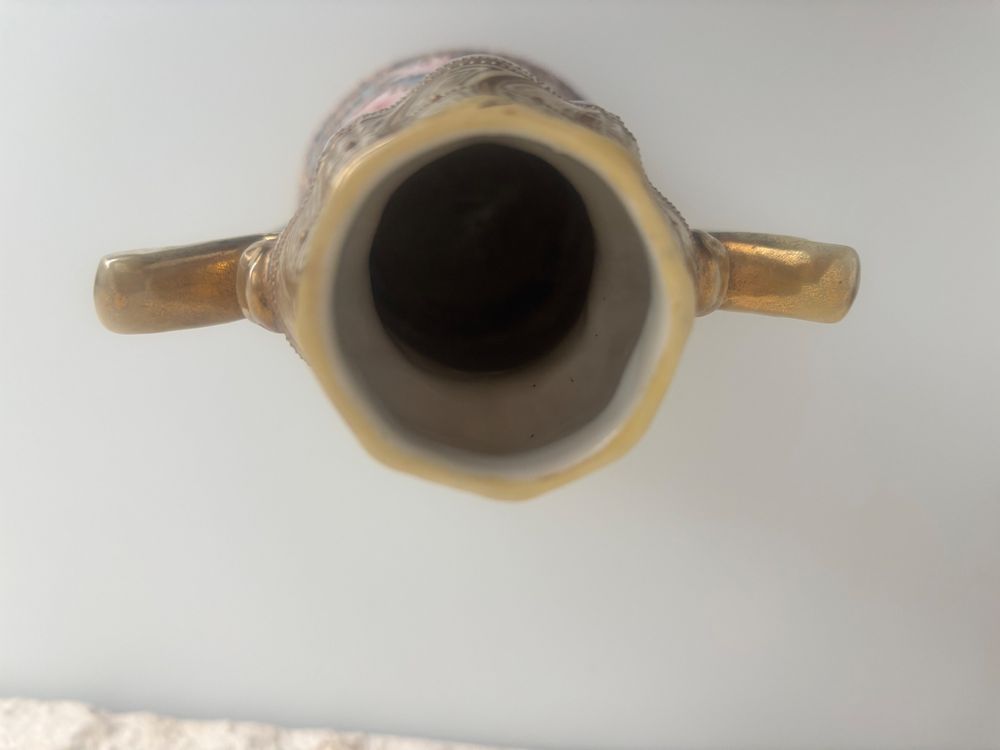 Antike Mariage-Porzellanvase Noritake,Japan, handbemalt,27cm (Gebraucht ...