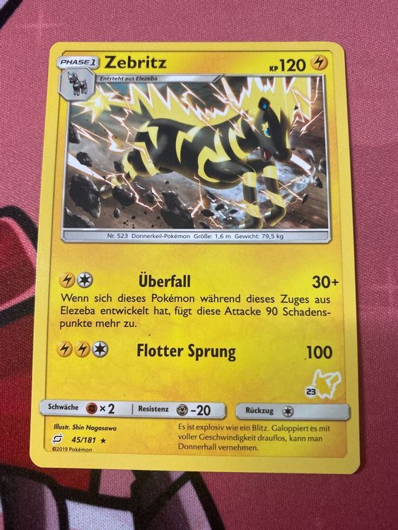 Pokemonkarte Zebritz Team Up (Neu (gemäss Beschreibung)) in für CHF 1 ...