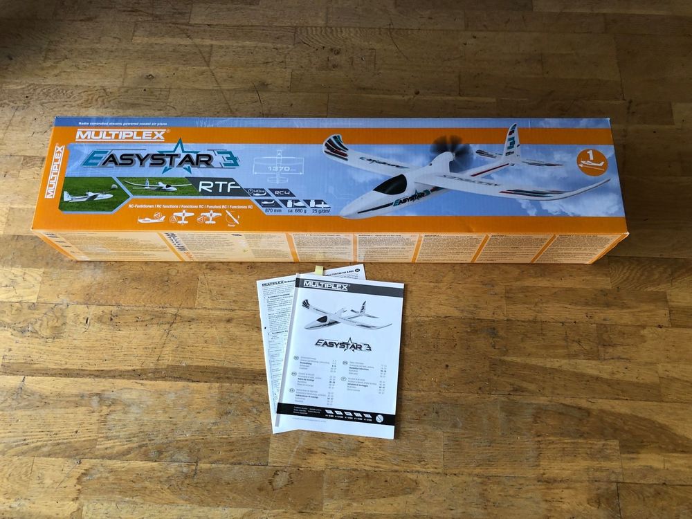 Multiplex EasyStar 3, 1366 mm RTF Mode 2+4 und RC-Flugsimul. (Gebraucht ...