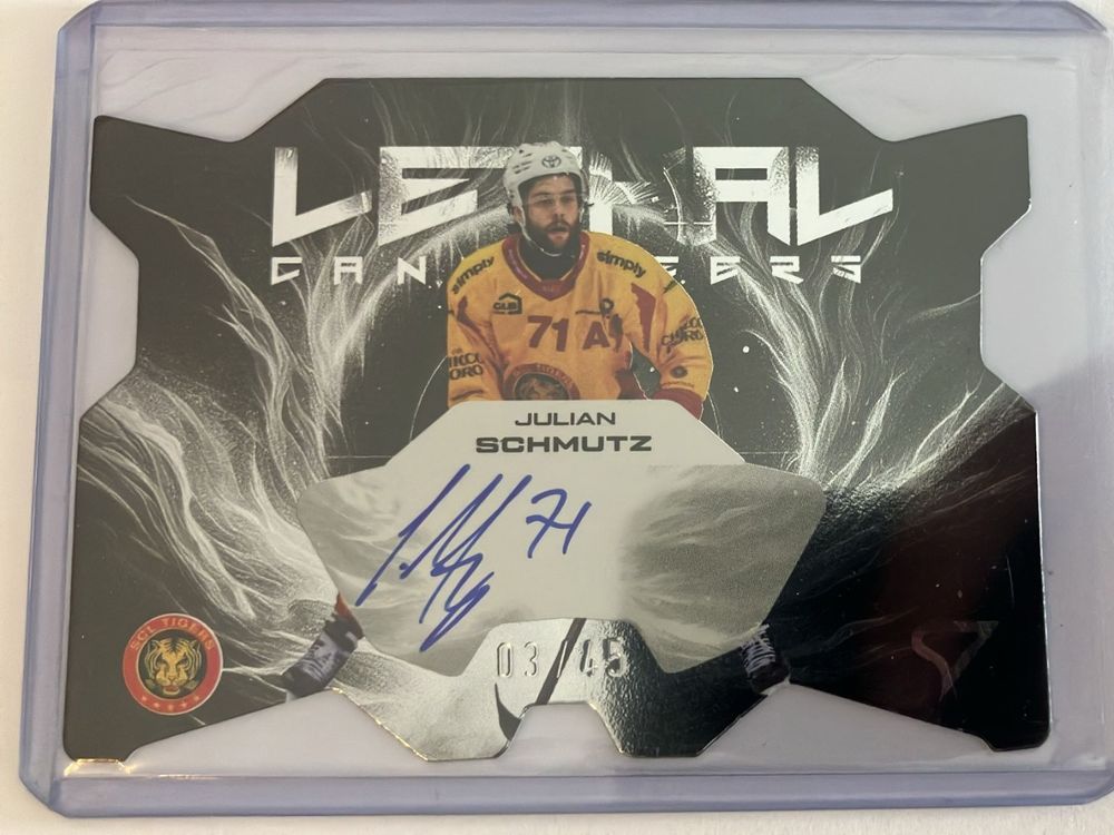 Julian Schmutz Lethal Cannoniers Sportzoo SCL Tigers Langnau (Gebraucht ...