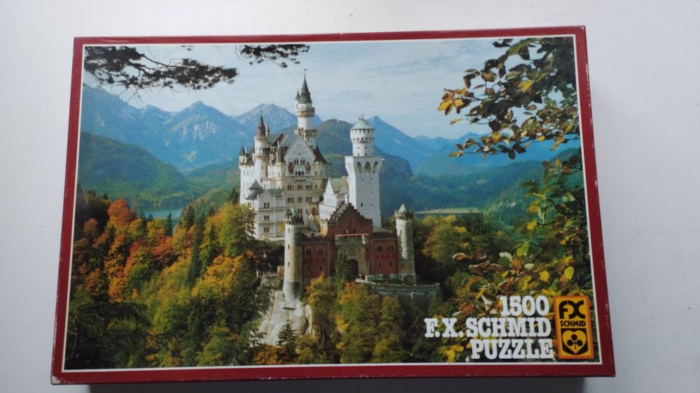 F.X Schmid Puzzle 1500 Teile : Schloss Neuschwanstein | Kaufen auf Ricardo