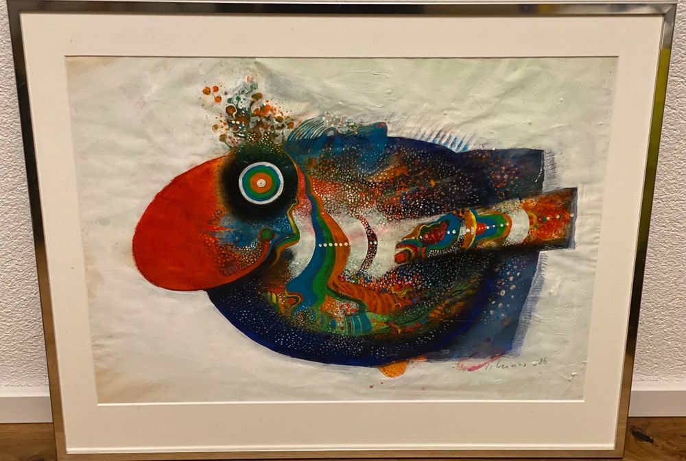 Acryl-Gemälde vom Schweizer Künstler Elso Schiavo, Original (Neu (gemäss Beschreibung)) in ...