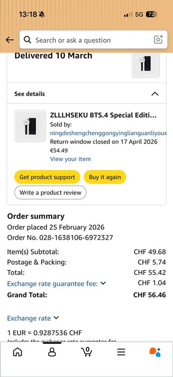 BTS Lightstick Special Edition reproduction (Neu und originalverpackt ...