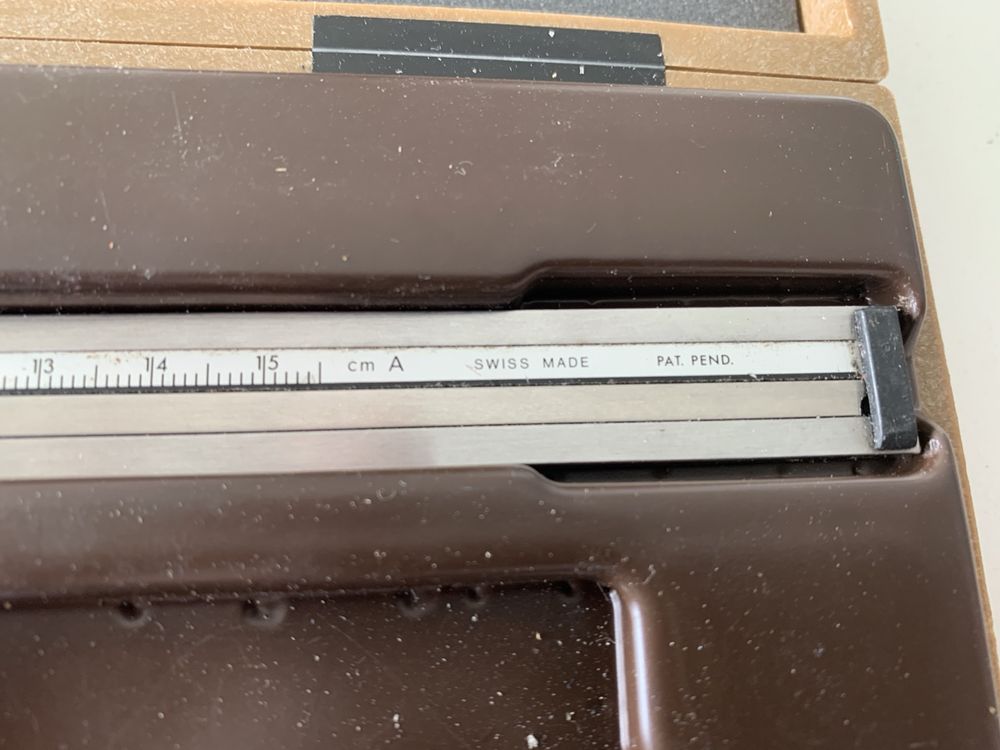 Schieblehre der Marke TESA Swiss Made, in Plastik Box (Gebraucht) in ...