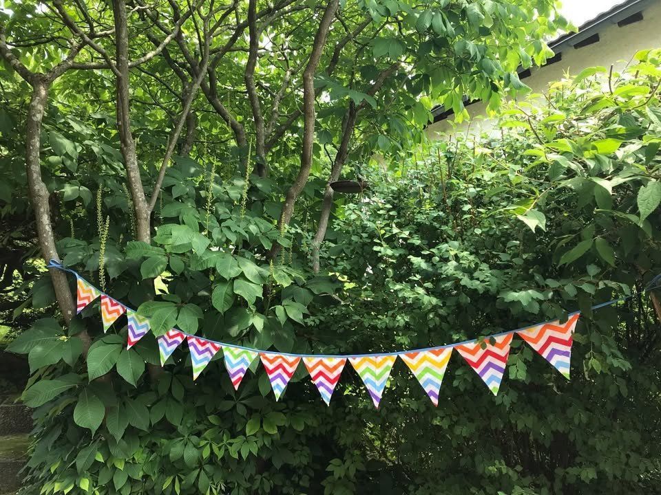 Neue Wimpelkette aus Baumwolle diverse zur Auswahl NEU (Neu und ...