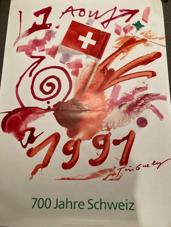 Tinguely-Plakat: "700 Jahre Schweiz" | Kaufen auf Ricardo