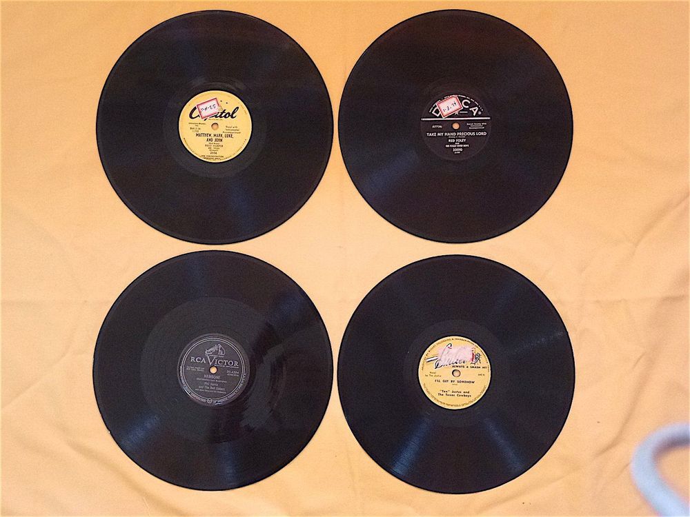 4x 78 rpm Schellack Country (Gebraucht) in Zürich für CHF 5 – mit ...