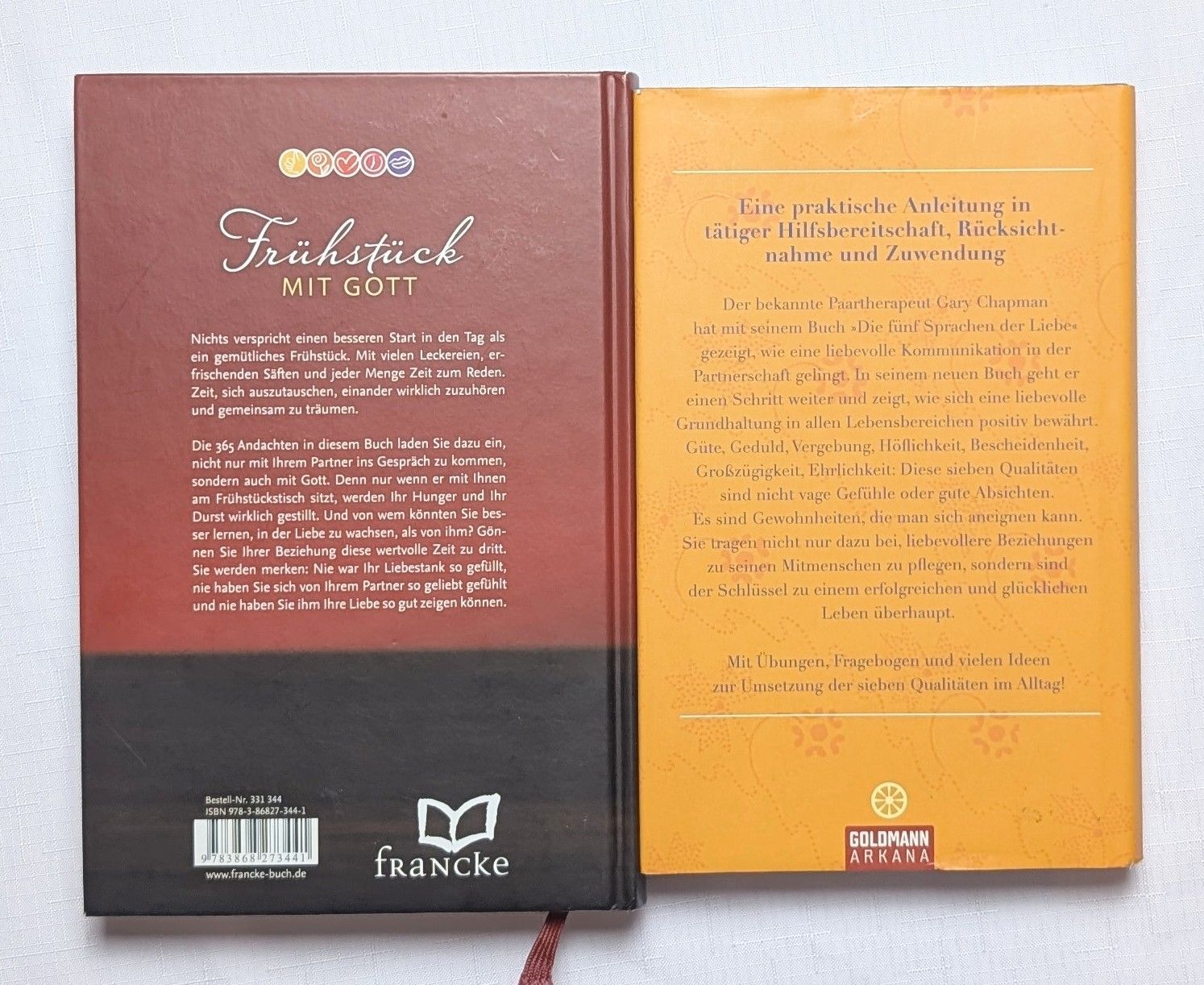 Frühstück mit Gott & Liebe als Weg - Gary Chapman (Neu (gemäss ...