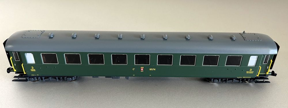 Roco 45915 / 2 Historische Inlandswagen der SBB / H0 WS OVP (D'occasion ...