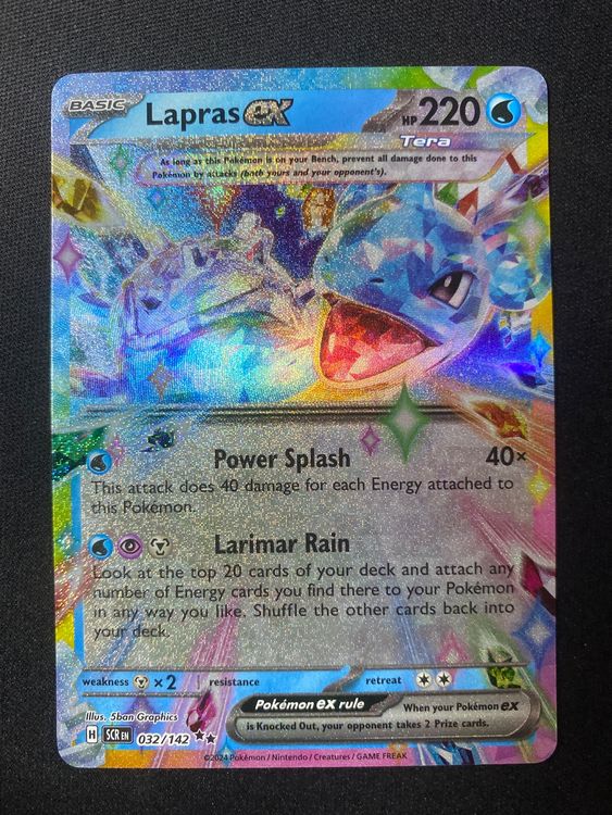 Lapras ex 32 - Double Rare - Stellar Crown - EN (Neu (gemäss ...