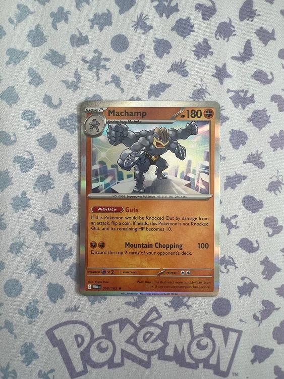 Pokémon 151 Machamp Holo EN (Gebraucht) in Siebnen für CHF 1 – mit ...