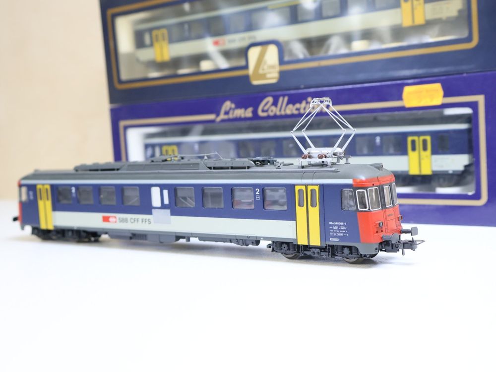 Lima SBB NPZ RBe Triebwagen + Wagen Set - AC H0 - Rarität (Gebraucht ...