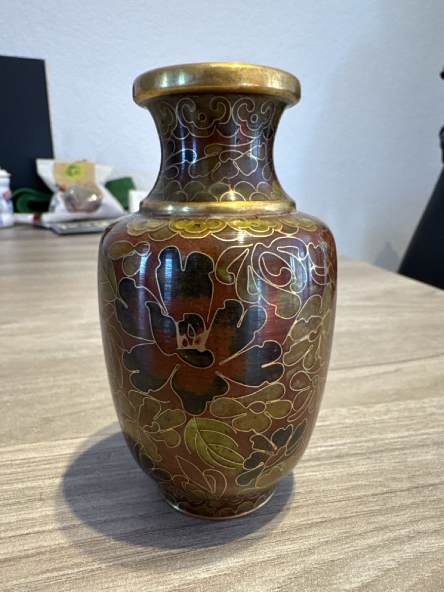 Vase Chinoise Cloisonnée Vintage - JINGFA (D'occasion) à Pâquier ...