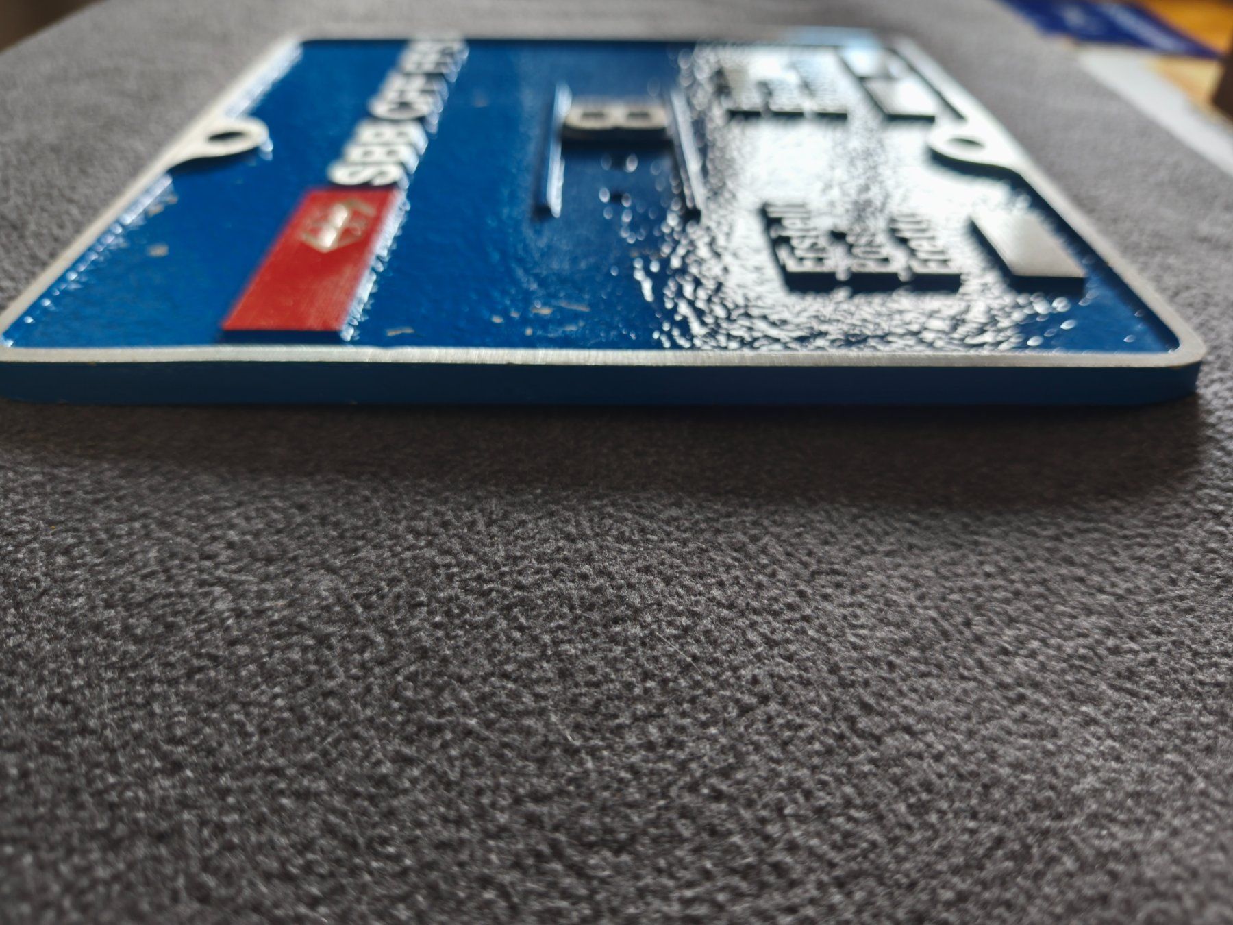 Plaque CFF-SBB-FFS N° 8 en fonte, rare (D'occasion) à Genève pour CHF ...