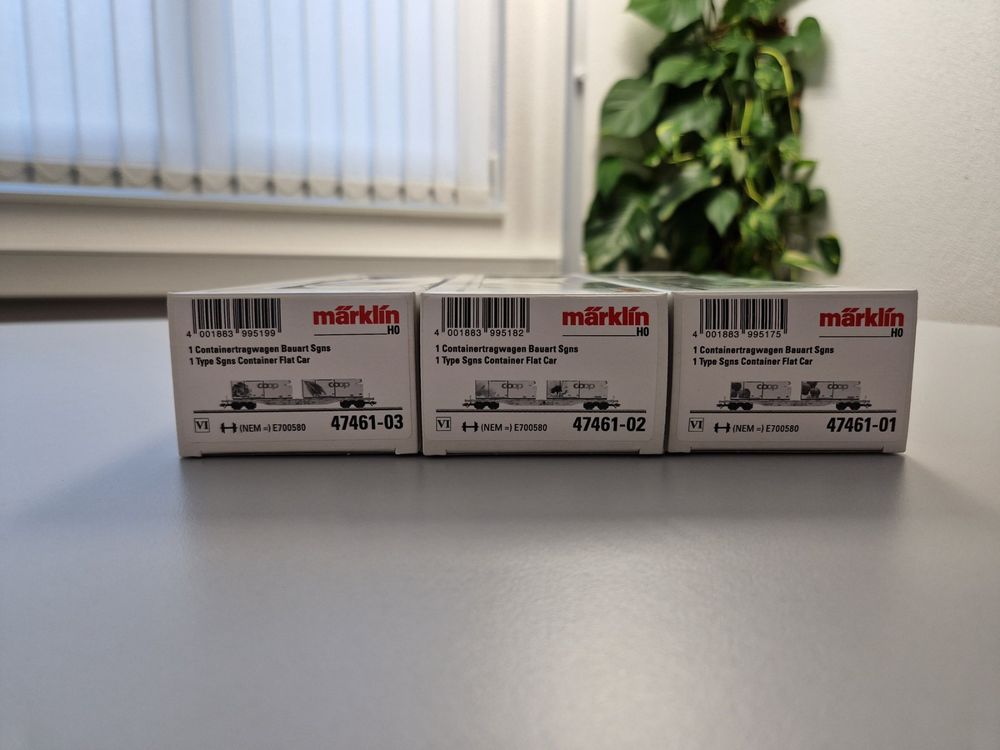 Märklin 47461, Containertragwagen-Set "Coop" | Kaufen auf Ricardo