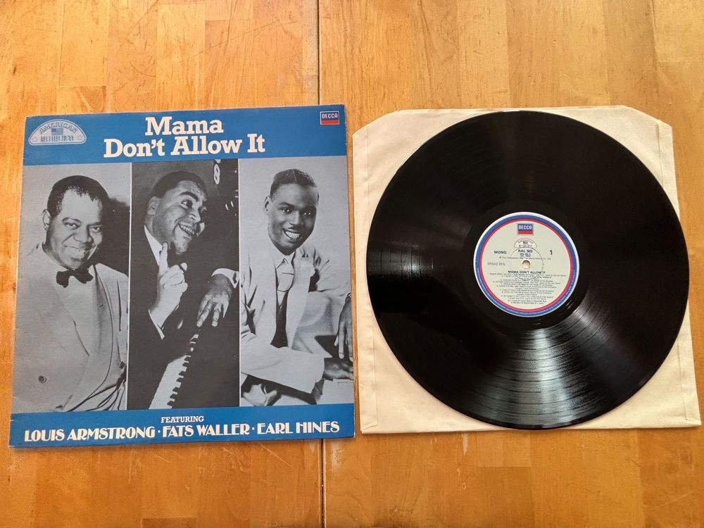 Louis Armstrong/ Fats Waller/ Earl Hines - Mama don't Allow (Gebraucht ...