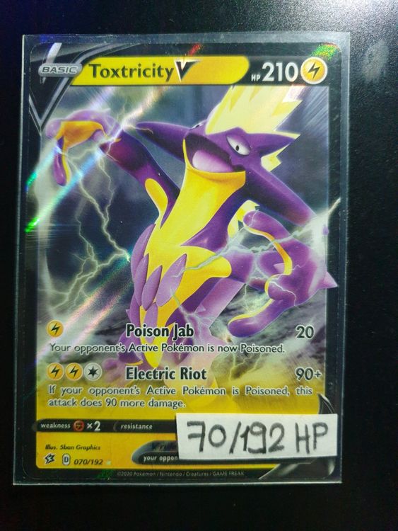 Toxtricity V 70/192 English Pokemon (Gebraucht) in Rüschegg für CHF 1 ...
