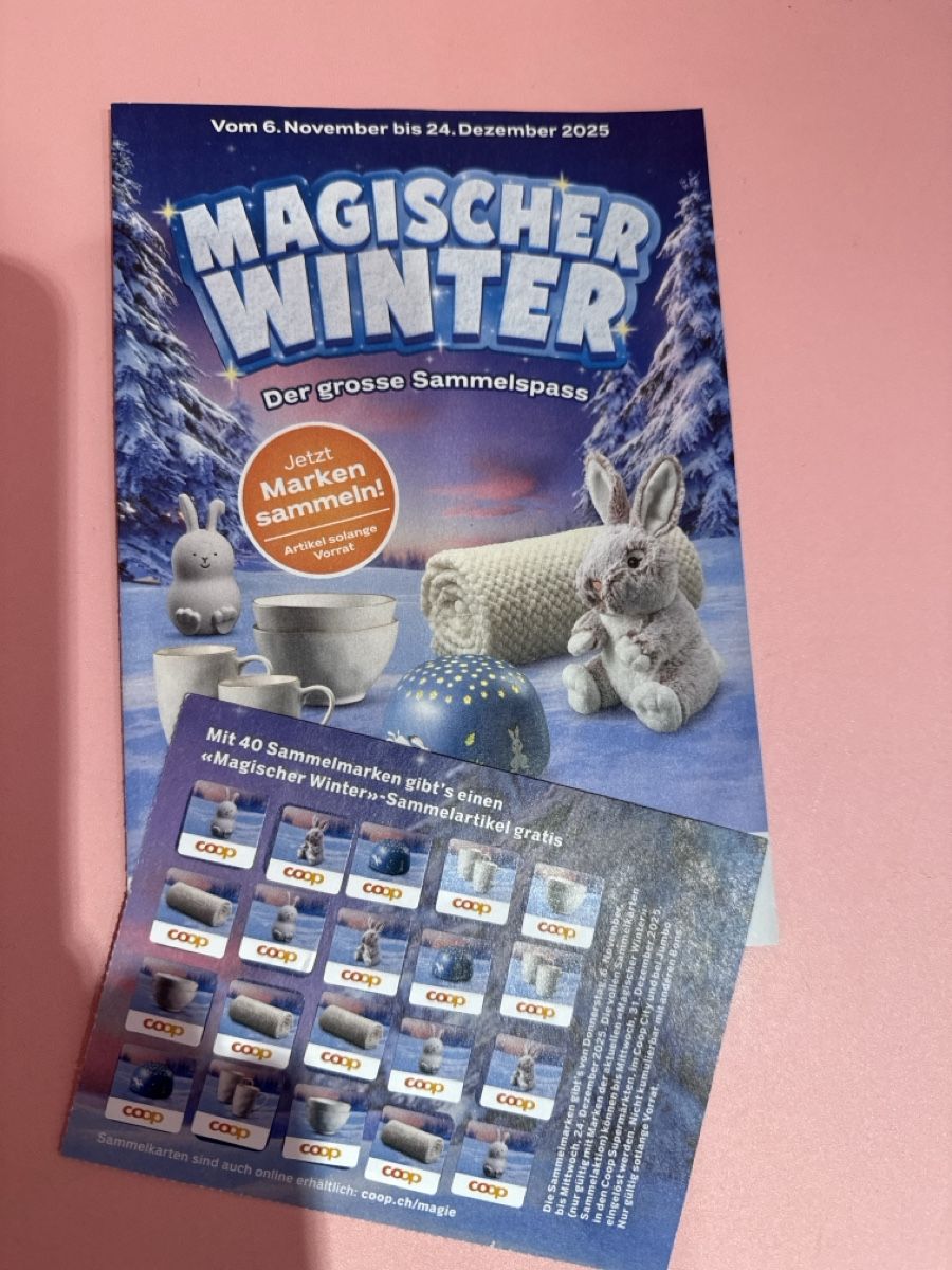 Coop Magischer Winter Sammelpass 2025, volle Karte (Neu (gemäss ...