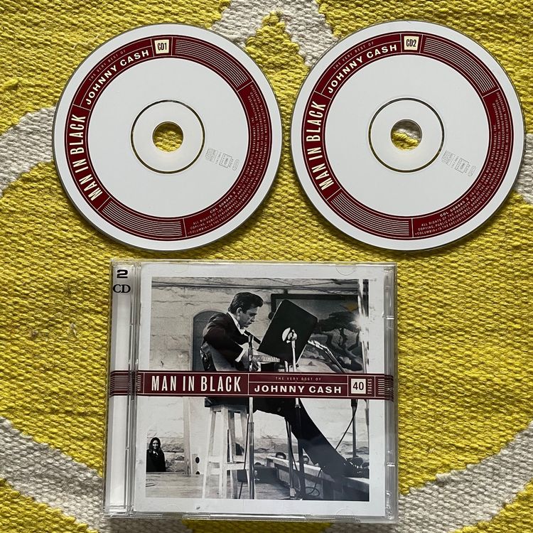 JOHNNY CASH-2CD THE VERY BEST/MAN IN BLACK (Gebraucht) in ...