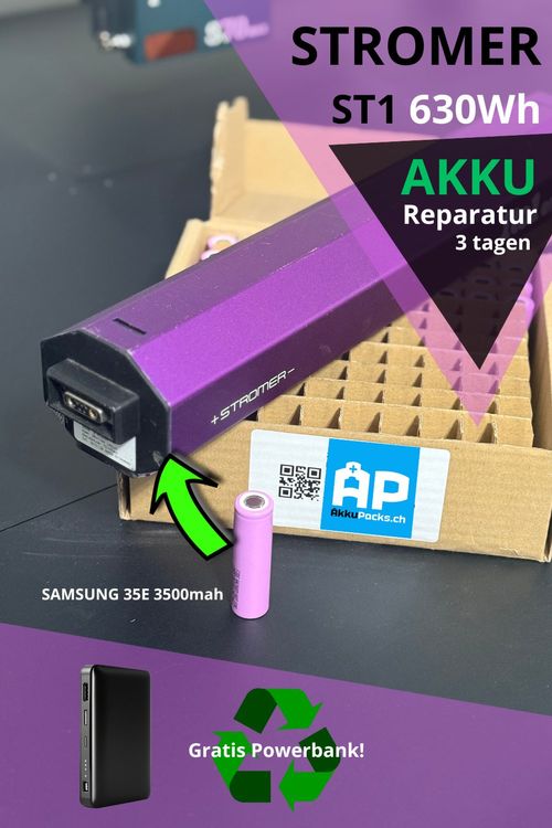 Akku Reparatur Stromer ST1 Battery E-bike (Neu (gemäss Beschreibung)) in Kloten für CHF 390 ...