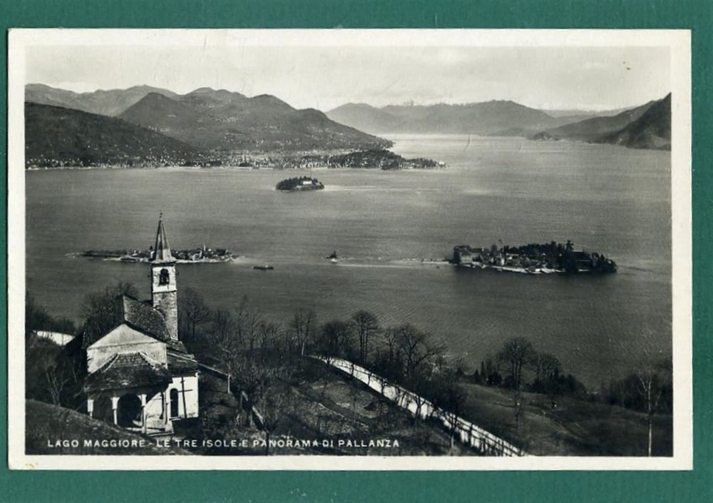 Lago Maggiore, le tre Isole e Panorama di Pallanza, 1939 (Gebraucht) in ...