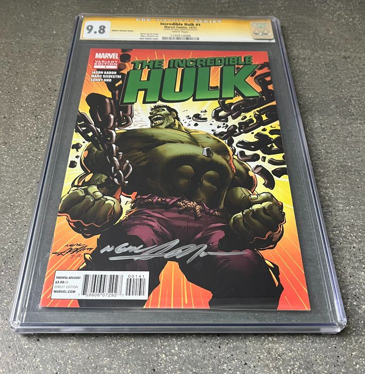 The Incredible Hulk 1 Neal Adams Variant, SS CGC 9.8 (Gebraucht) in ...