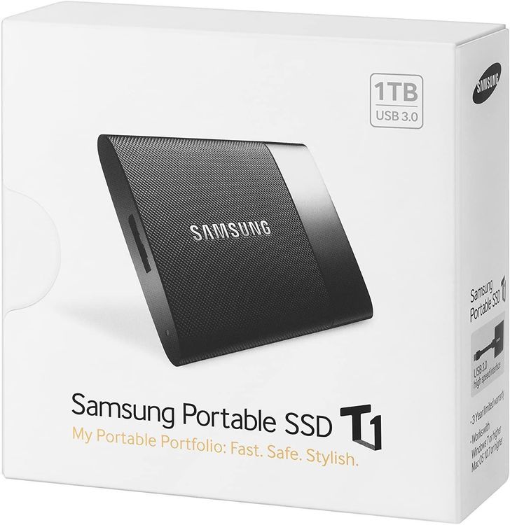 SAMSUNG Portable SSD T1 - 1 TeraByte USB 3.0 with Password | Kaufen auf ...