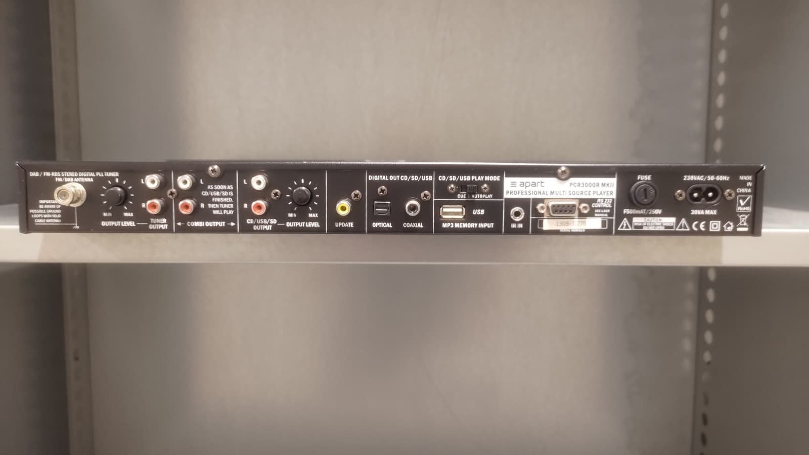 Multiformat-CD/USB/SD-Karten-Player Apart PCR3000R MKII (Gebraucht) in ...
