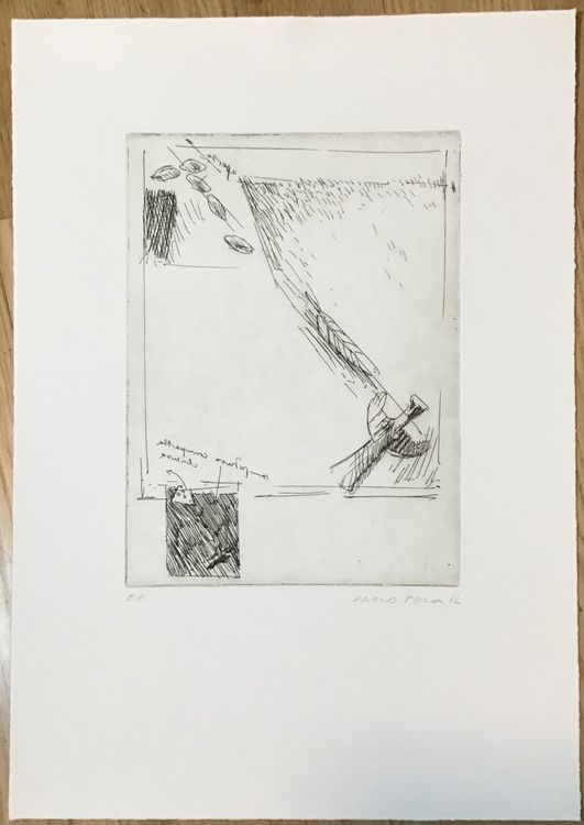 Paolo POLA (1942) Sehr Seltener Radierung Handsigniert (Gebraucht) in Root für CHF 20 – mit ...
